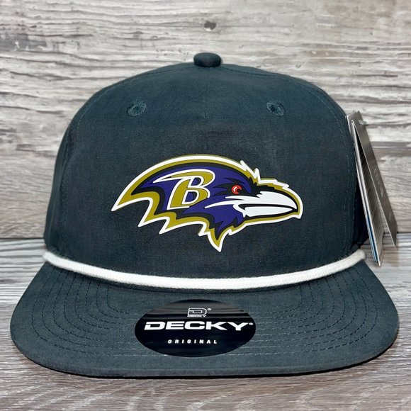 NFL | Accessories | Baltimore Ravens 3d Classic Rope Hat Charcoal White ...